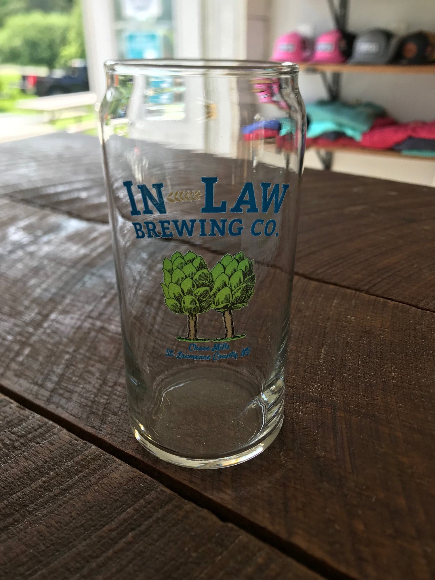 20oz Tall Boy Logo Can Glass | My Site